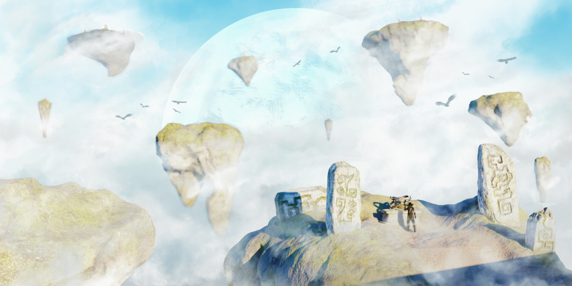 ArtStation - Sky island