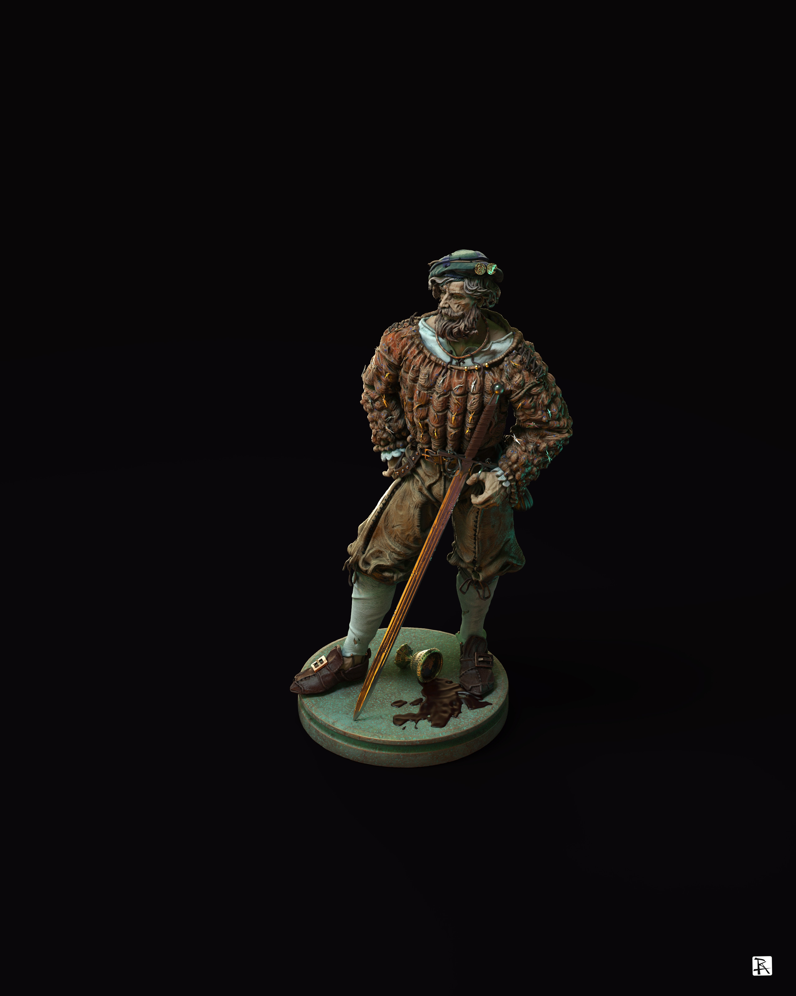 Béres Rudolf Artist - Servant of Death The Victual Brothers Pirate