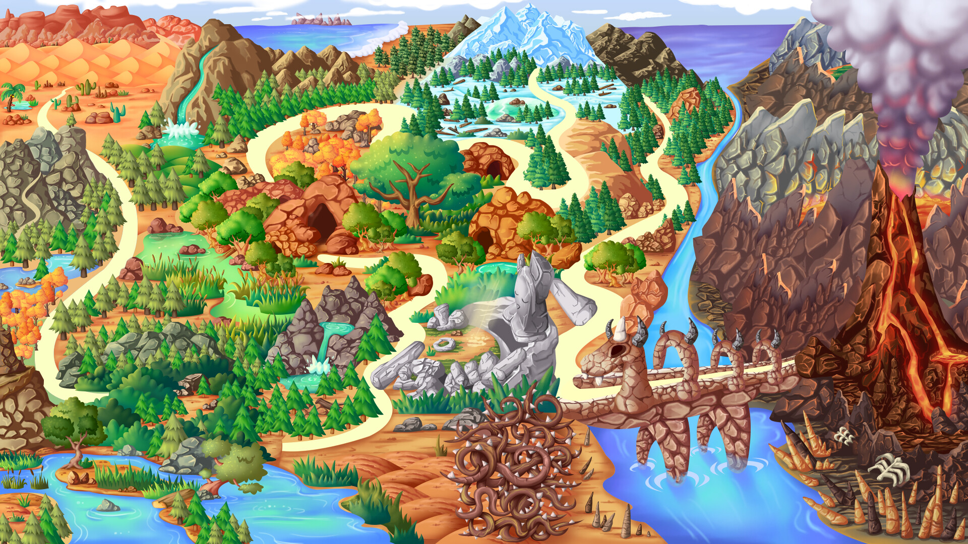 ArtStation - Game Map