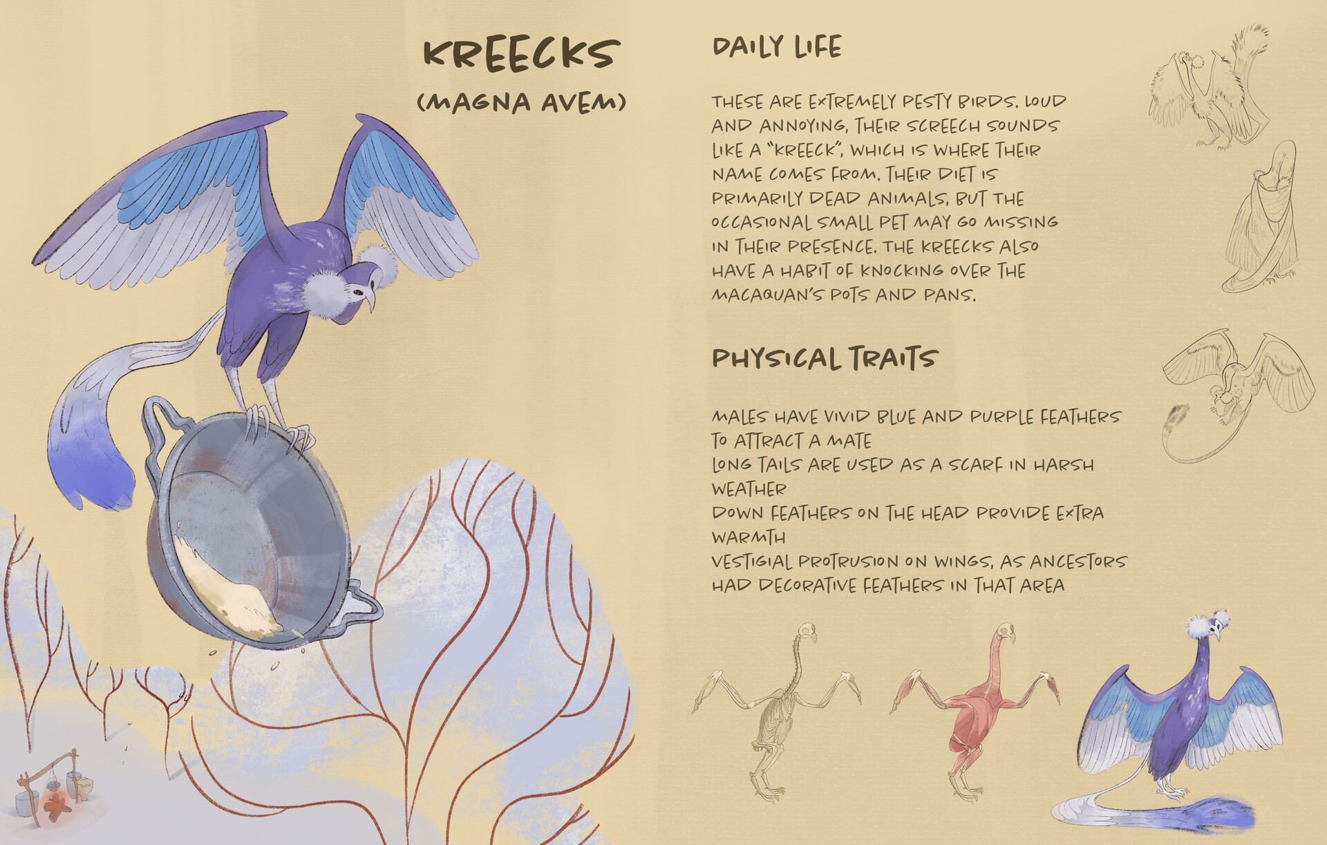 Alyssa Lee - Snowy Bestiary Project