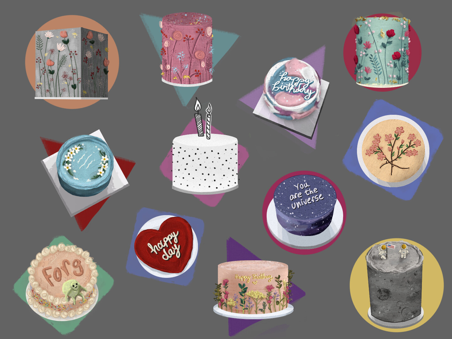 ArtStation - "Cake studies"