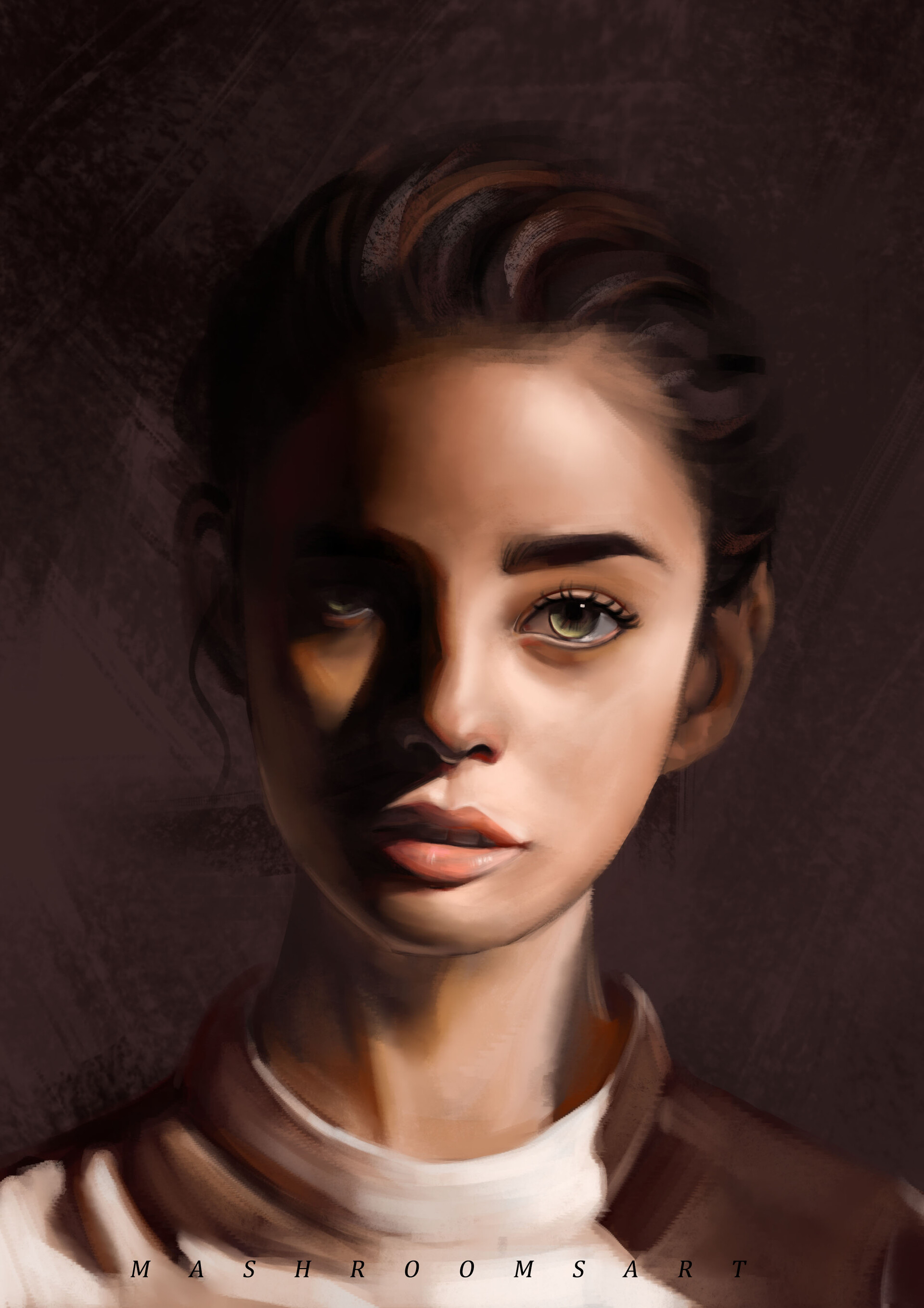 ArtStation - Digital painting portrait
