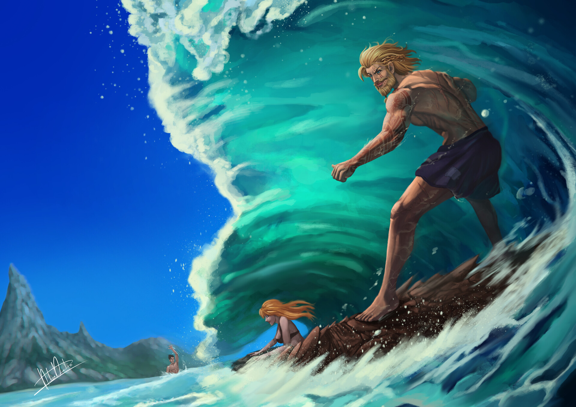 ArtStation - Summer Wave