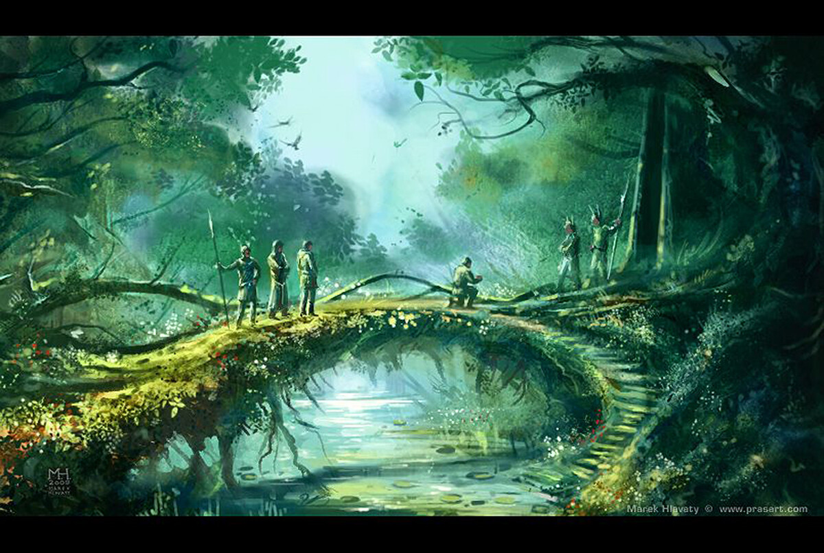 ArtStation - Flower Bridge