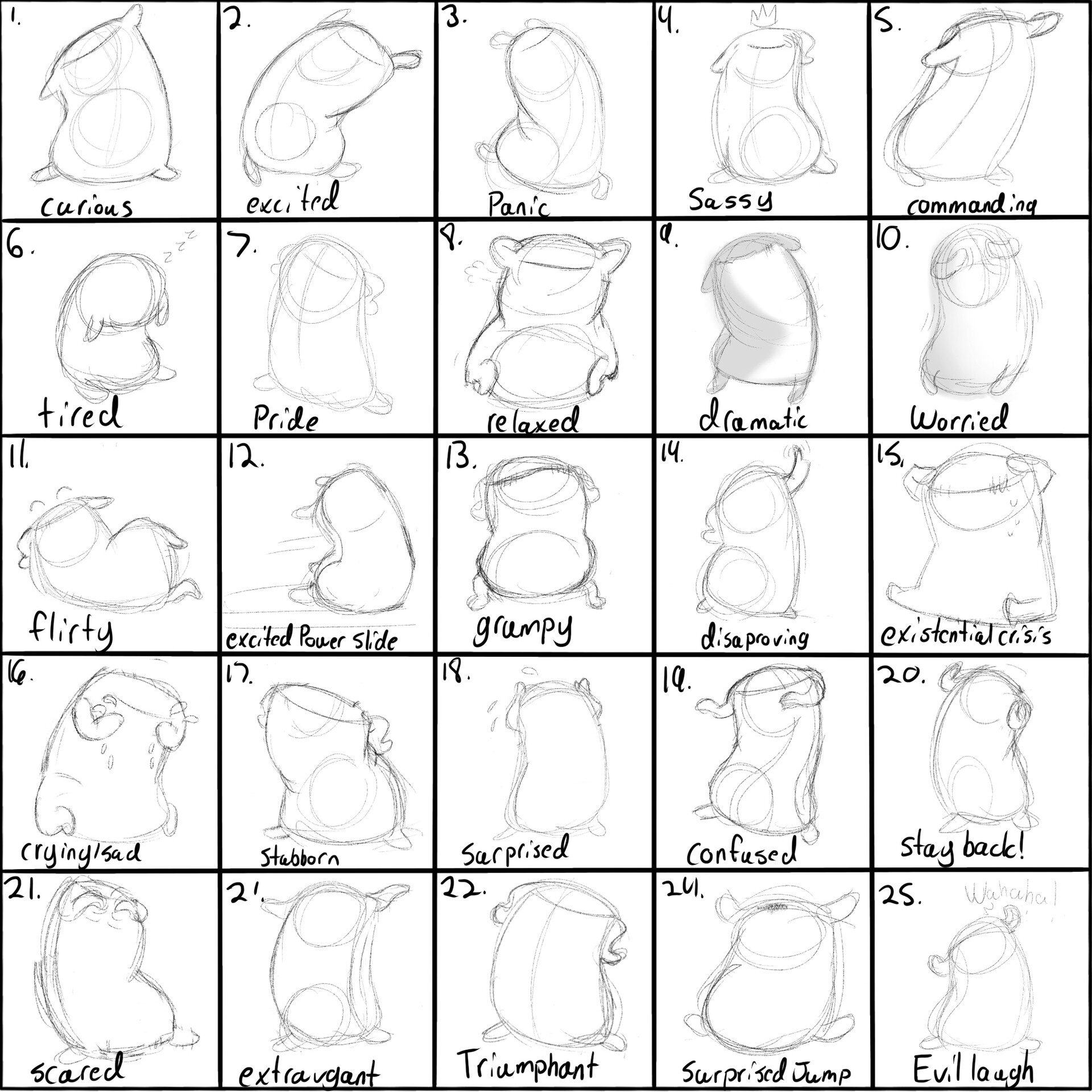 ArtStation - Flour Sack Expressions