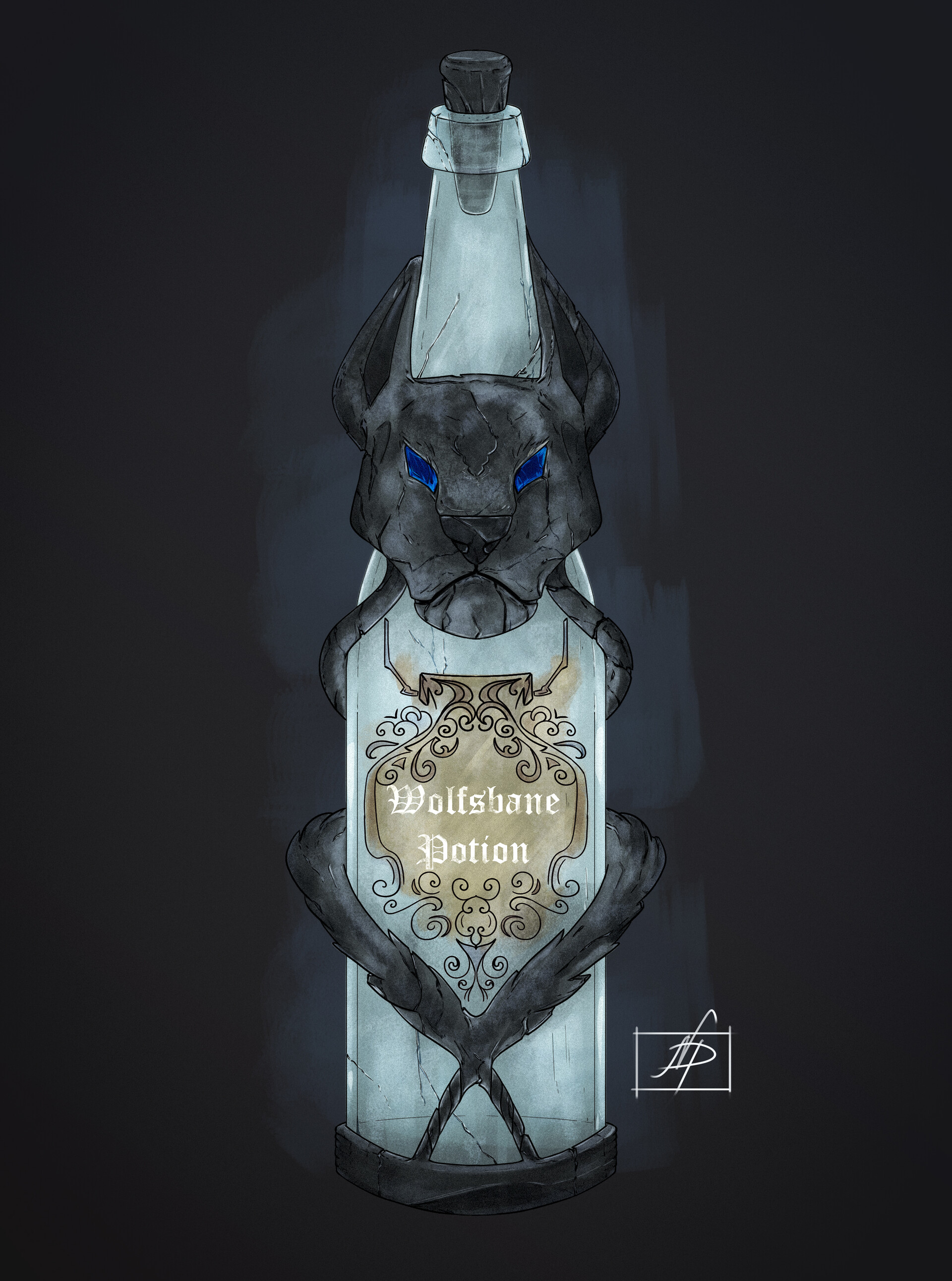 ArtStation - Wolfsbane potion