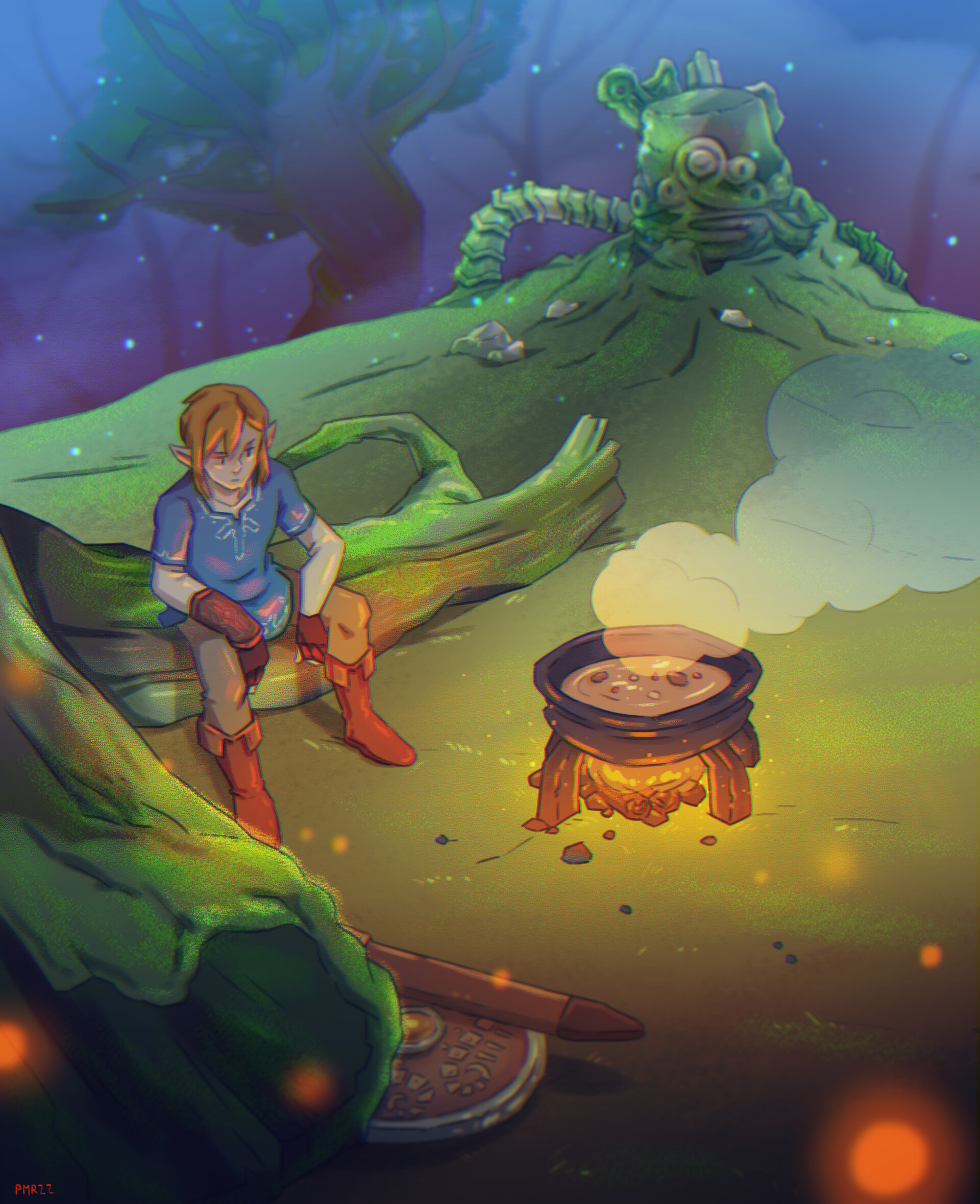 ArtStation - Making some dubious food