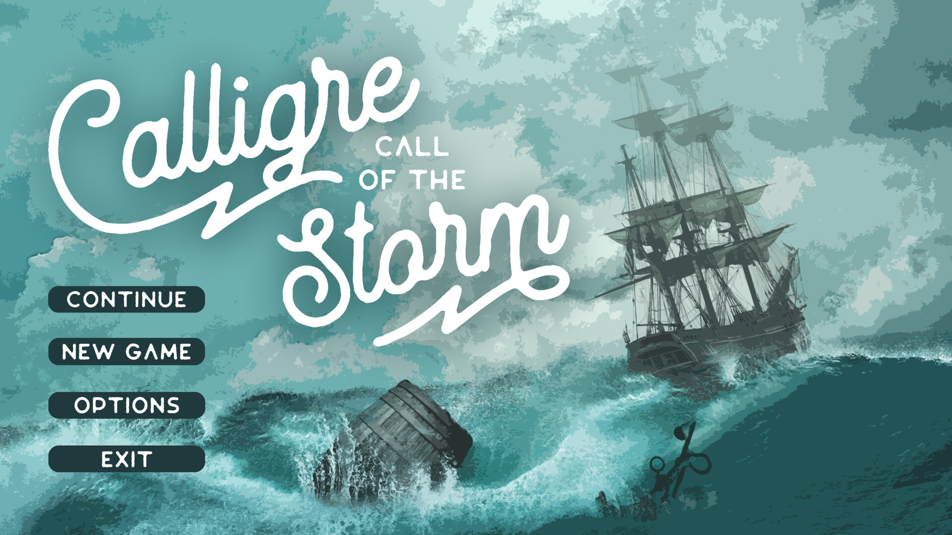 Carly Perry - Logo & Menu-- Calligre: Call of the Storm