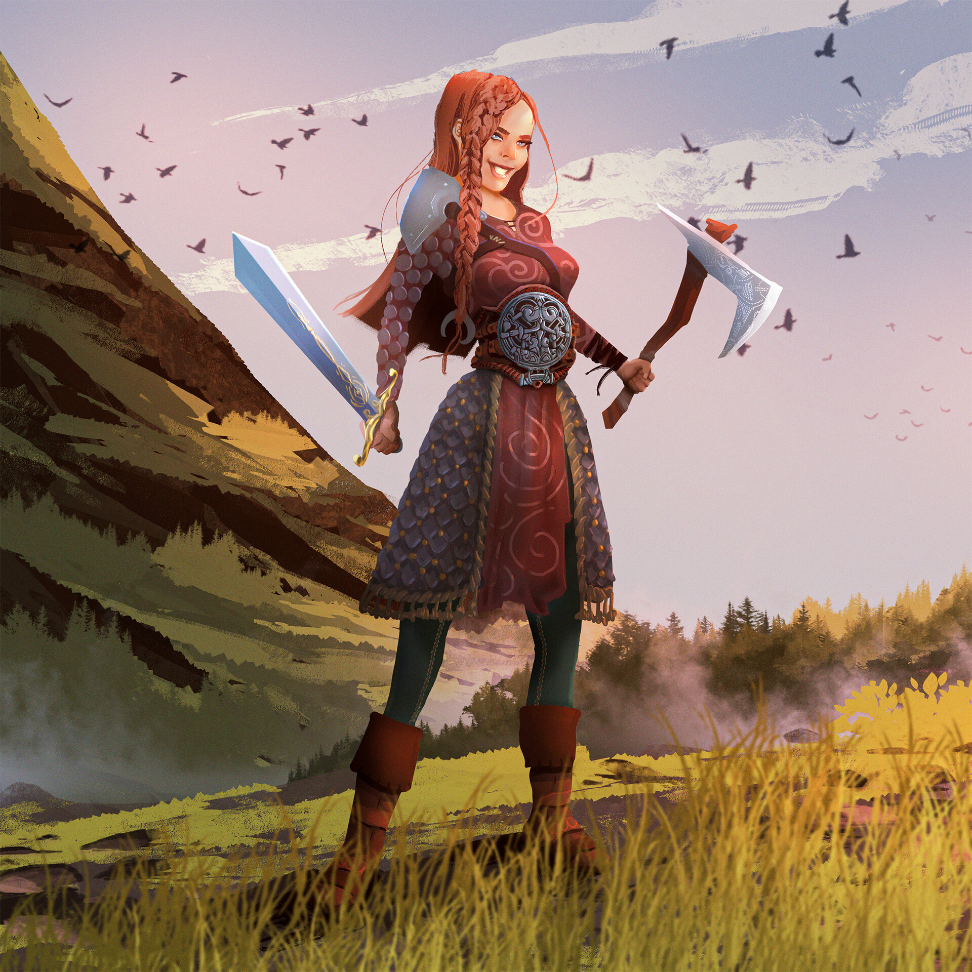 ArtStation - Idun, Goddess of Spring