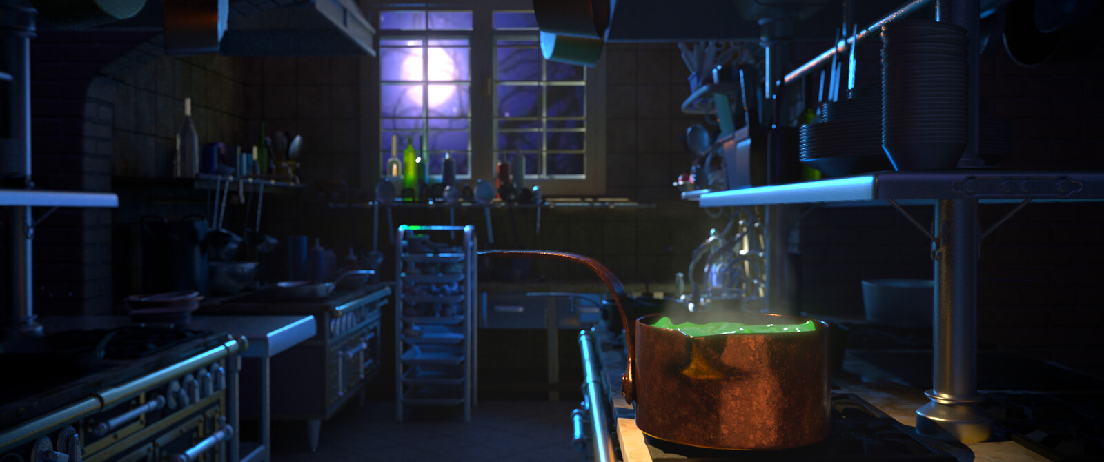 Jasmine Chang - Lighting Challenge #29: Gusteau's Kitchen (WIP)