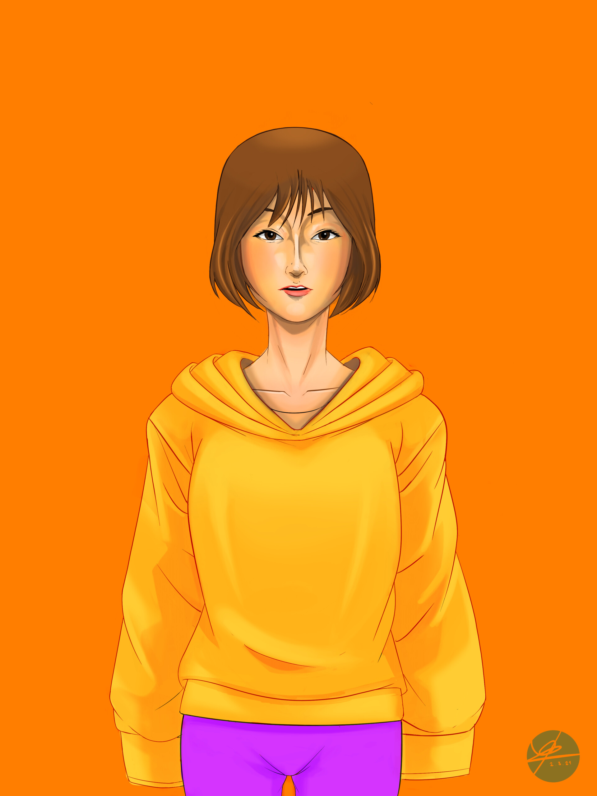 ArtStation - Ponkan Girl (Practice)