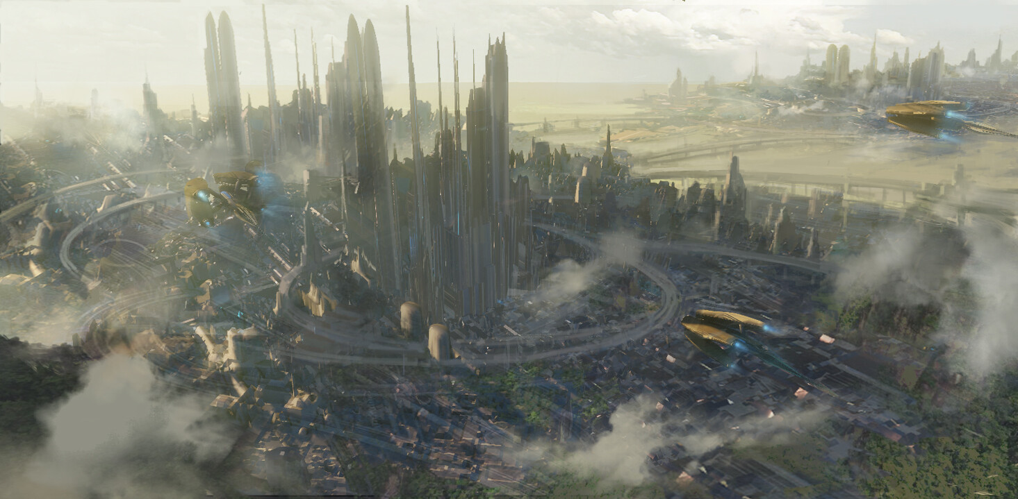 ArtStation - City overlook