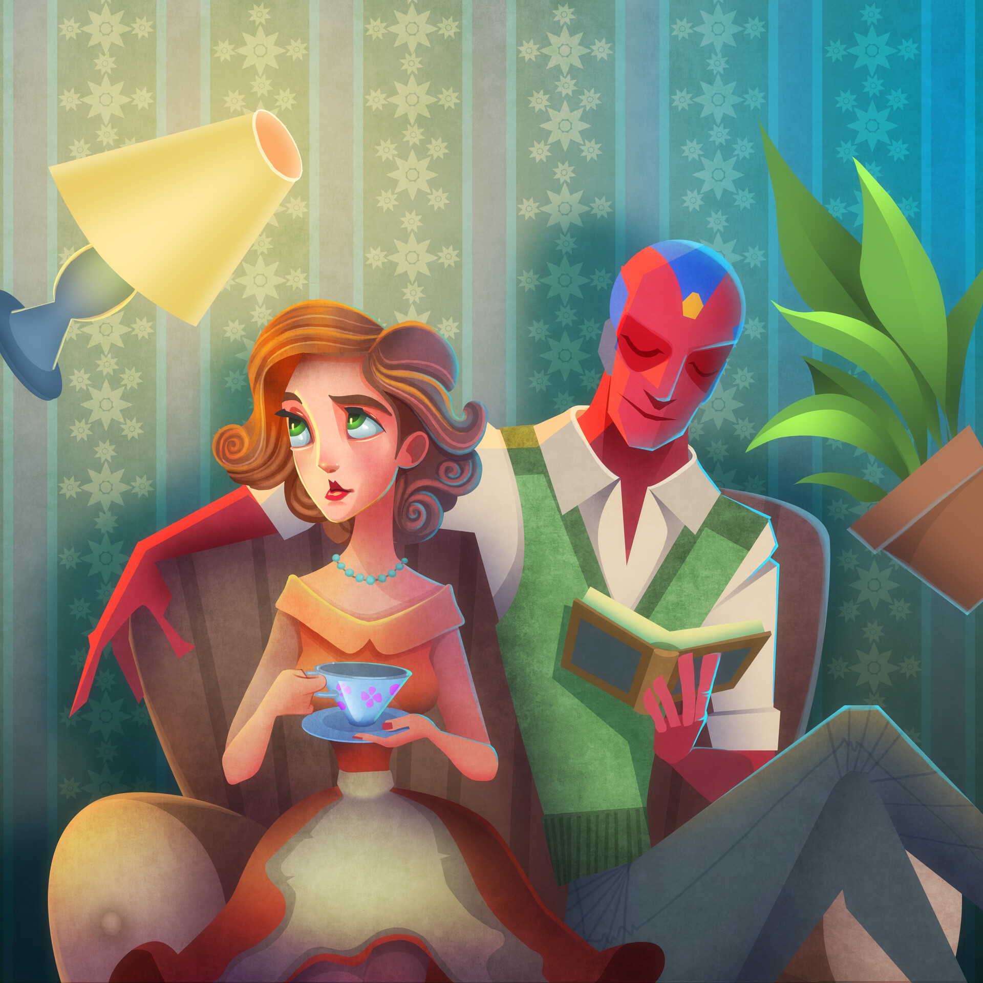 ArtStation - Wanda Vision - Concept Art