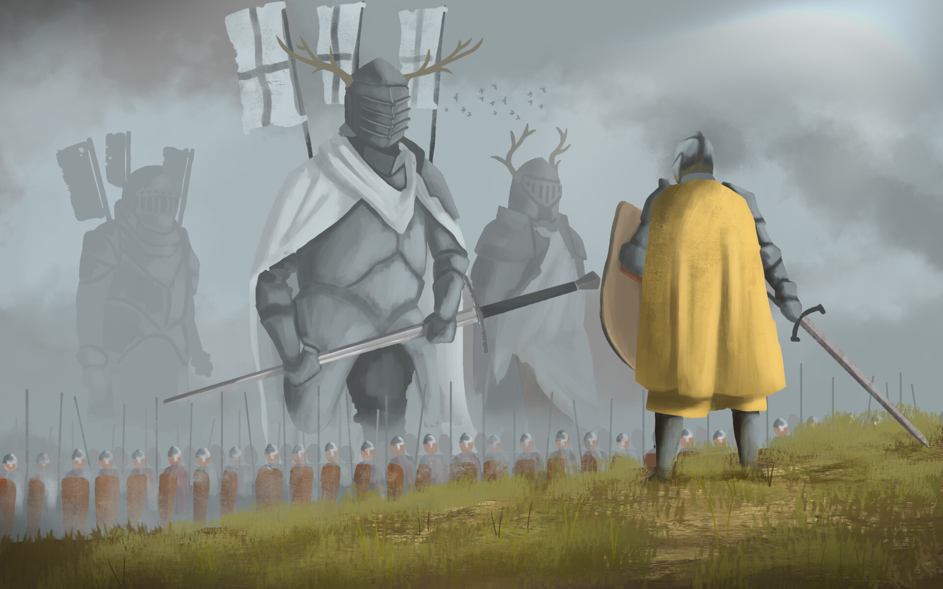 ArtStation - Lone knight