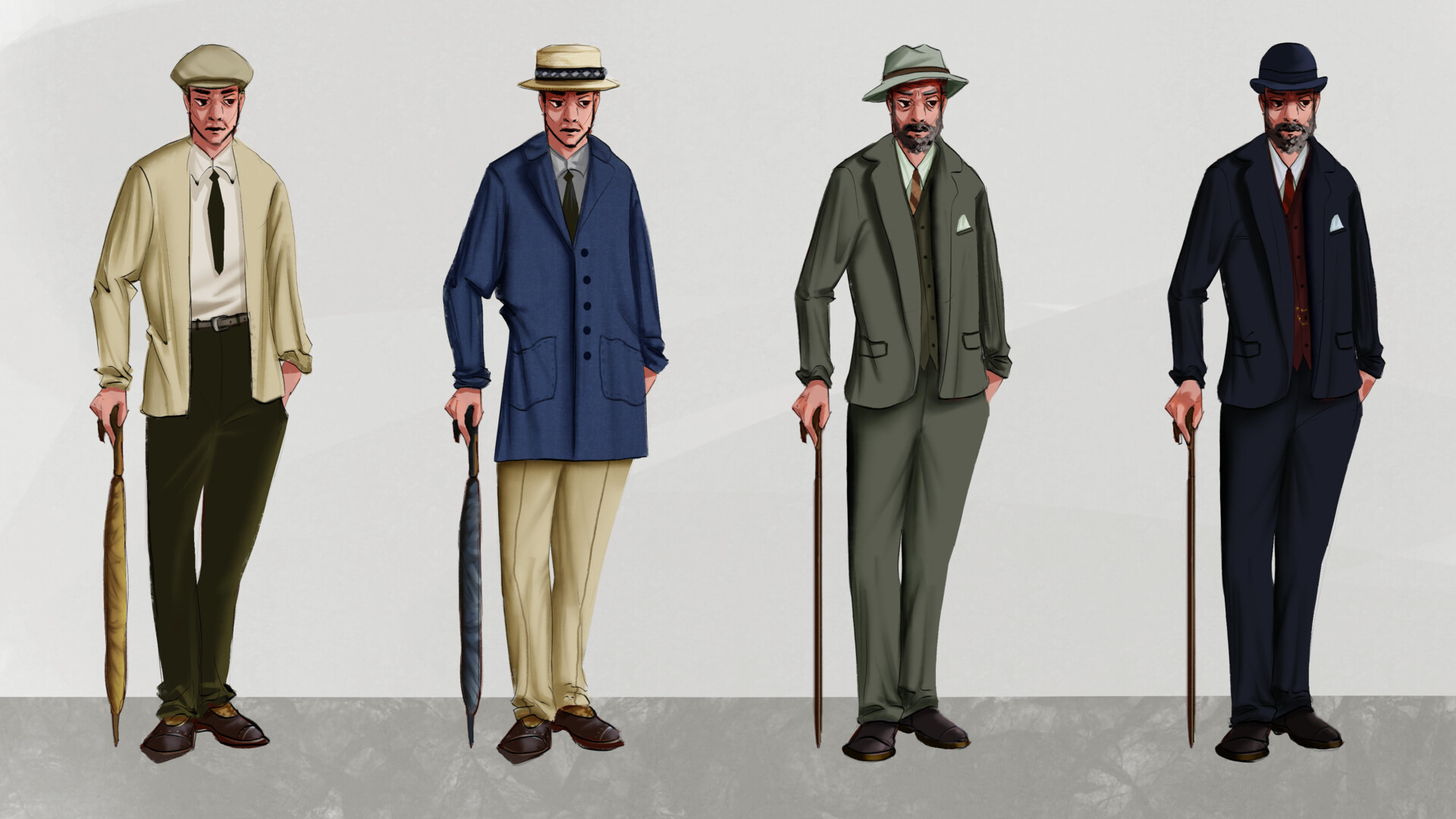 Radina Agaeva - 1920's men style
