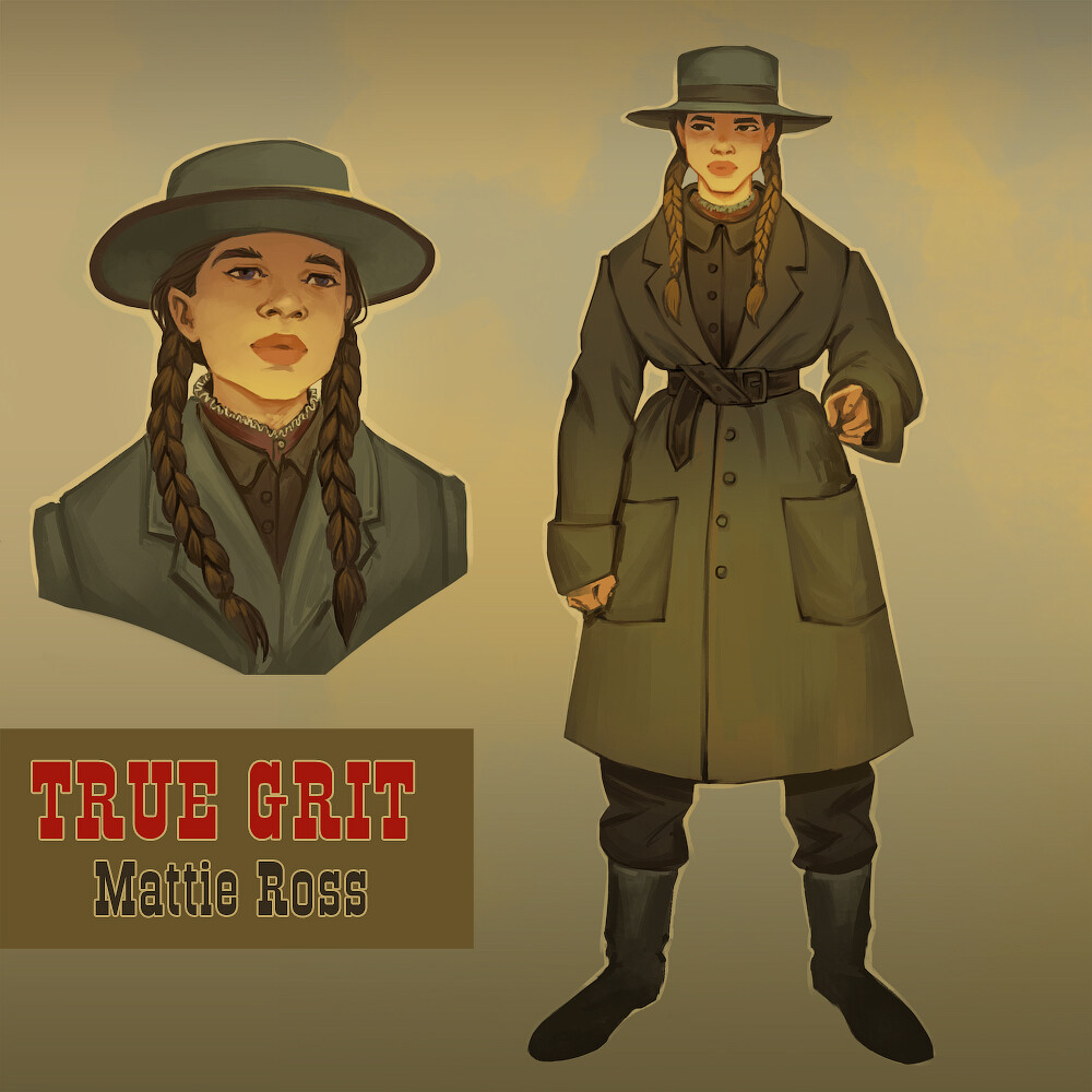 ArtStation - Mattie Ross from True Grit movie