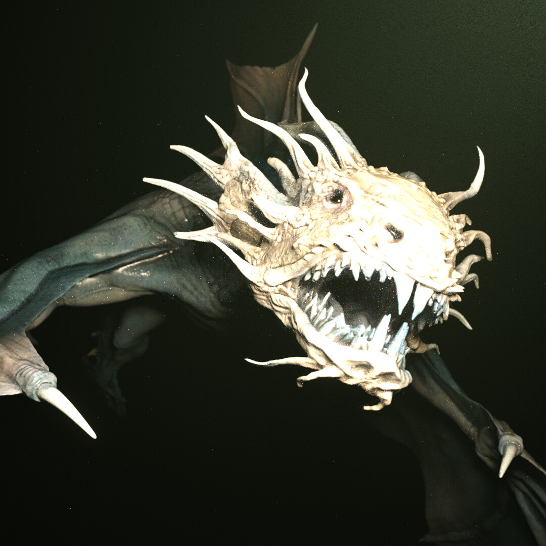 Luca Malisan - Abyssal Dragon - Fantasy creature