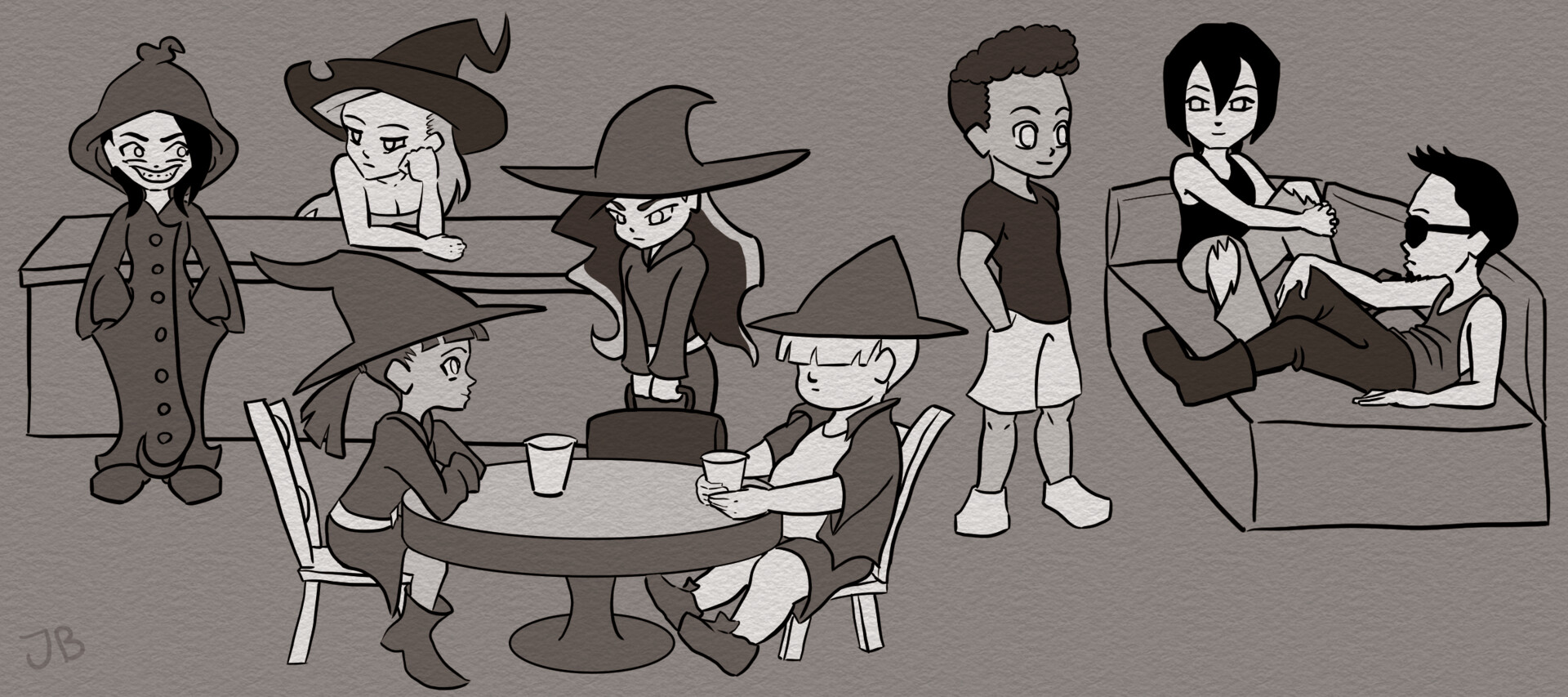 ArtStation - Magic Coffee Shop Character Designs