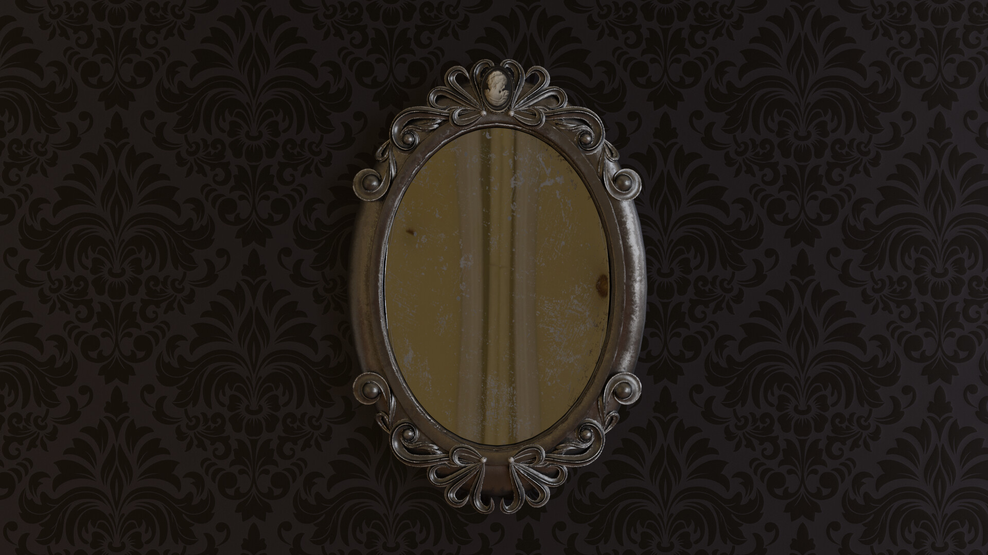 ArtStation - Vintage Mirror