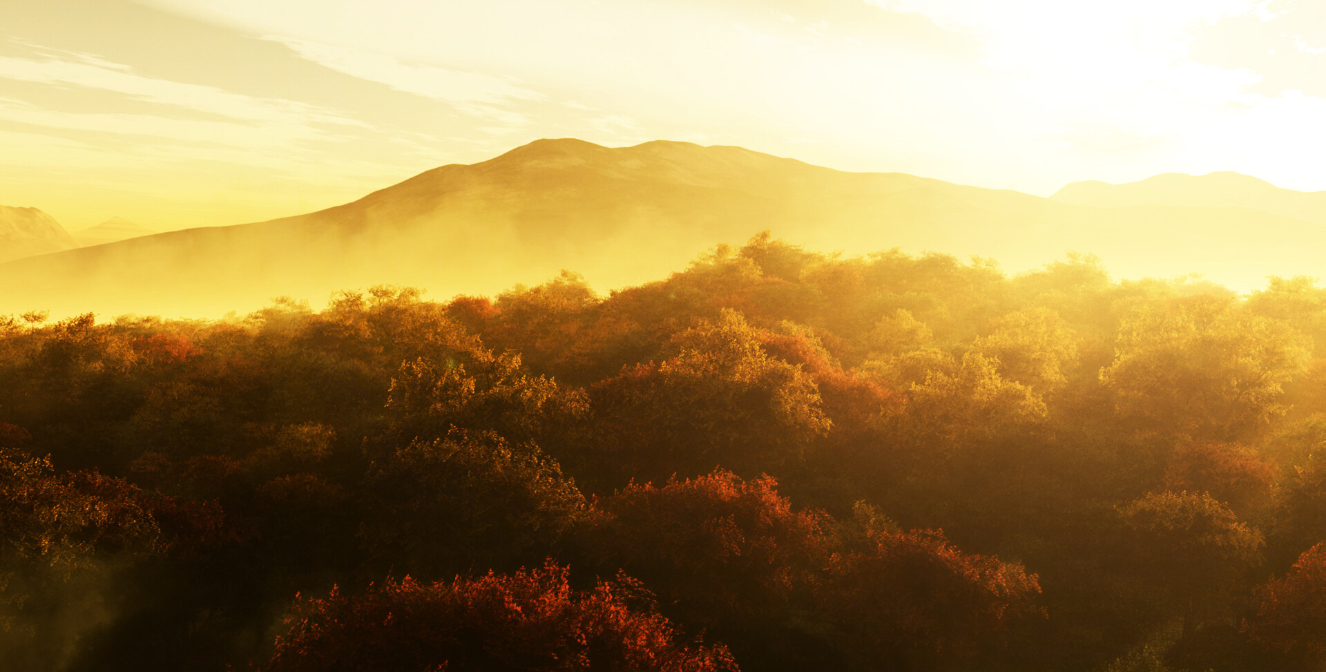 ArtStation - Golden Hour (Vue render)