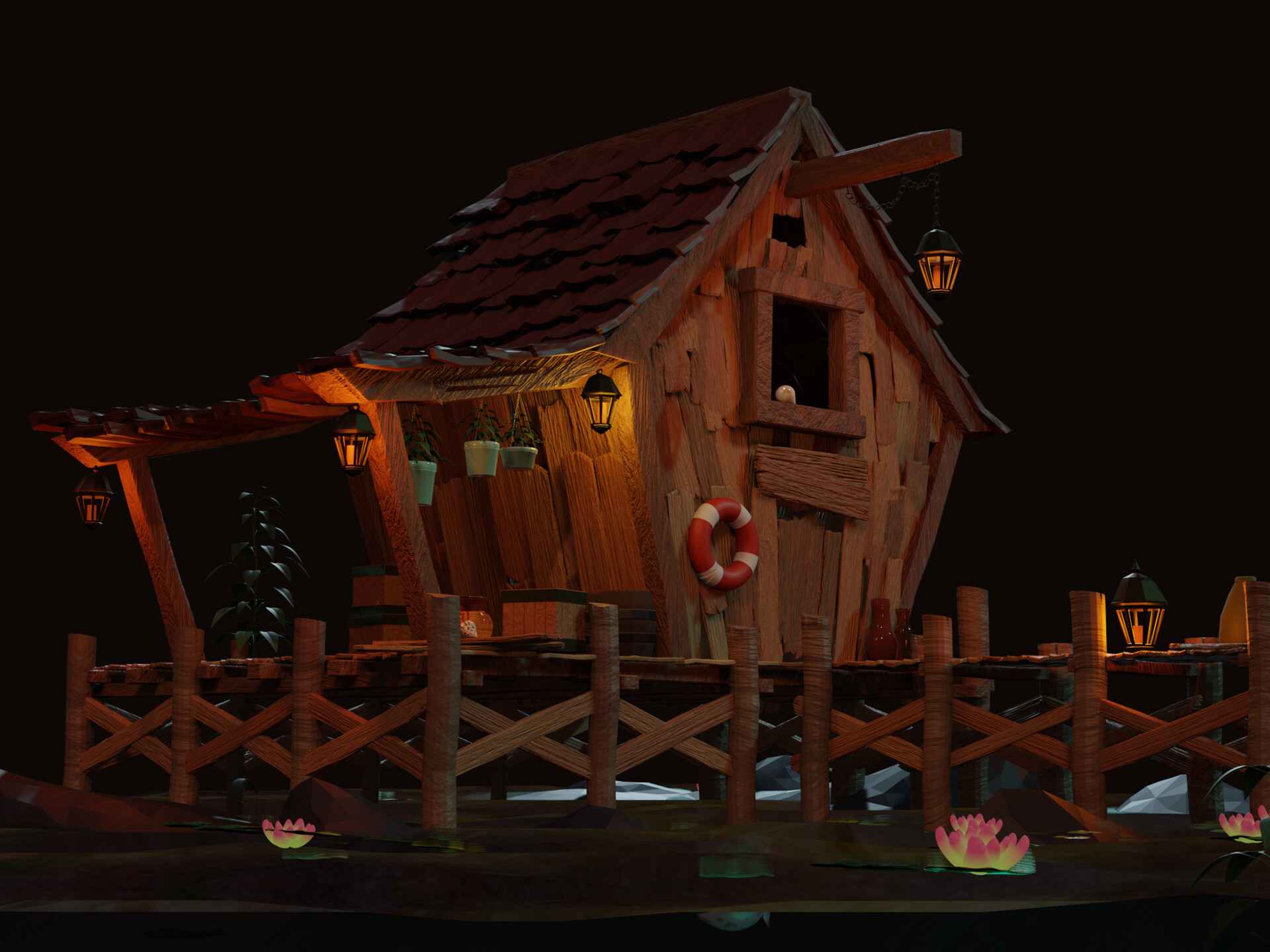 ArtStation - Shack Model