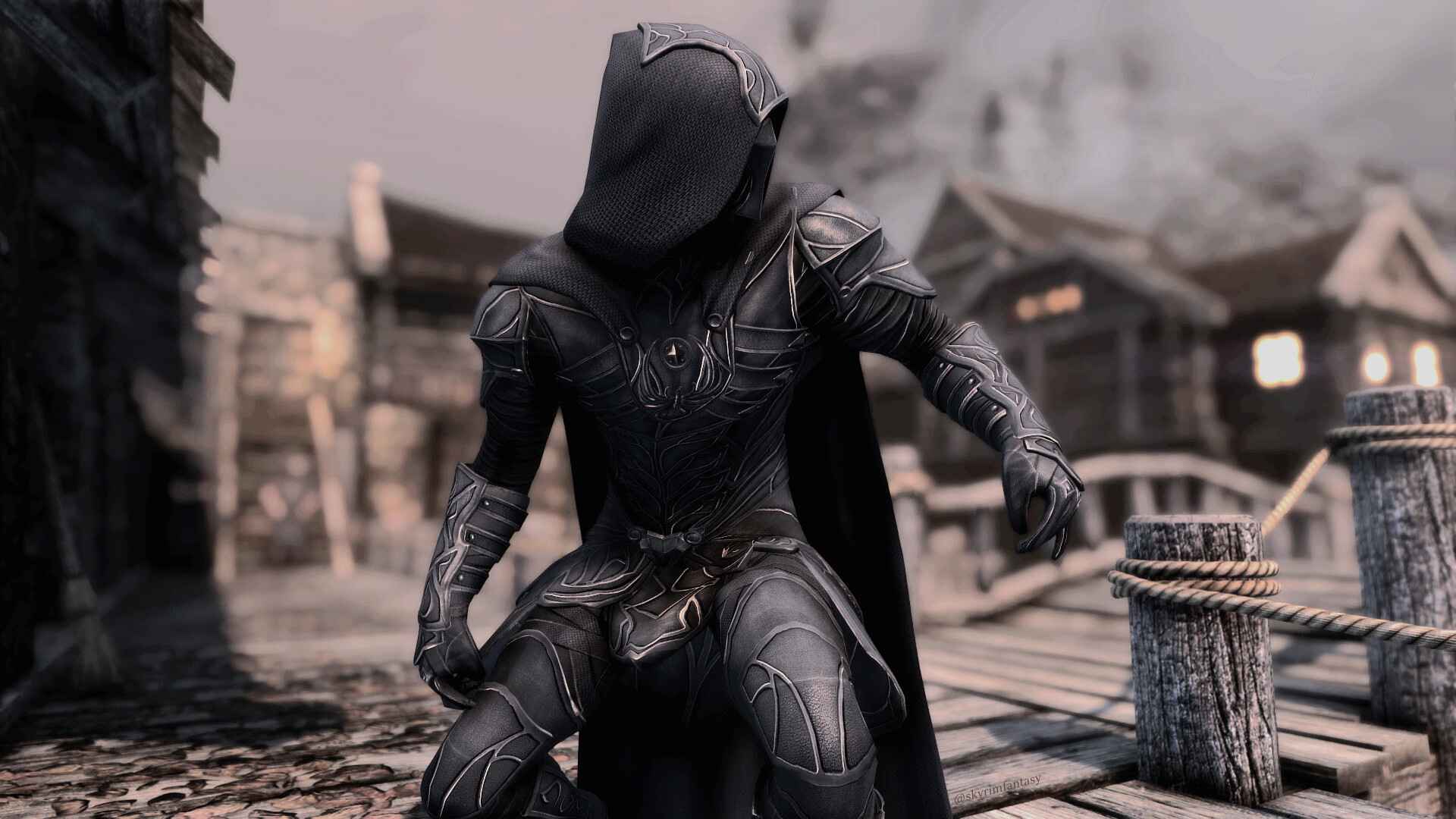 Skyrim Nightingale Armor Wallpaper