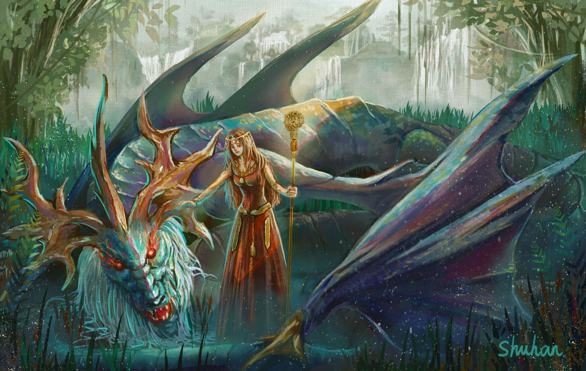 ArtStation - Dragon valley