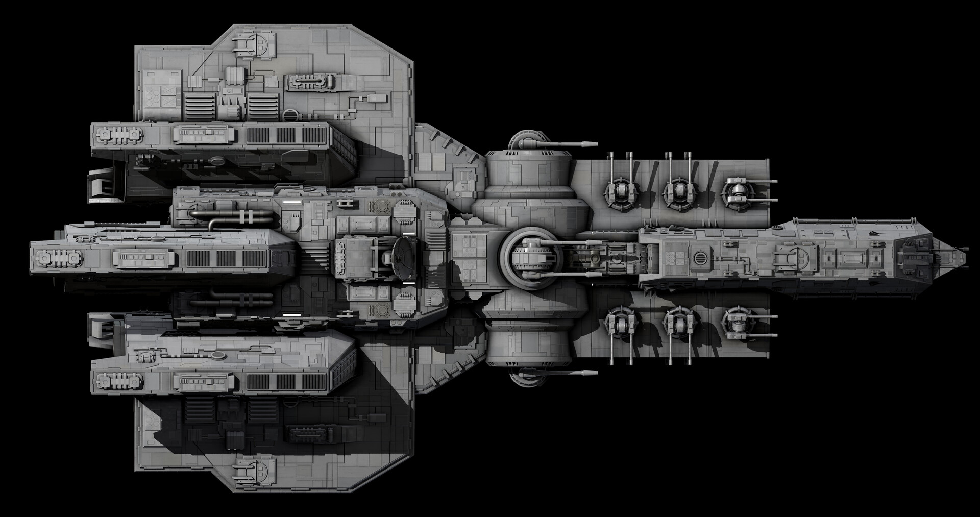 Steven Ta - Imperial Crusader Class Corvette