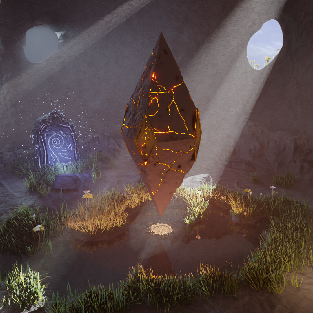 ArtStation - Fantasy Cave