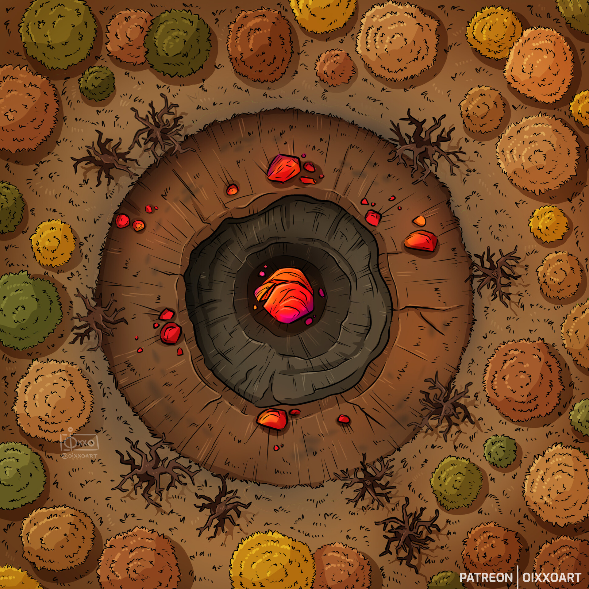 ArtStation - Meteorite Crater