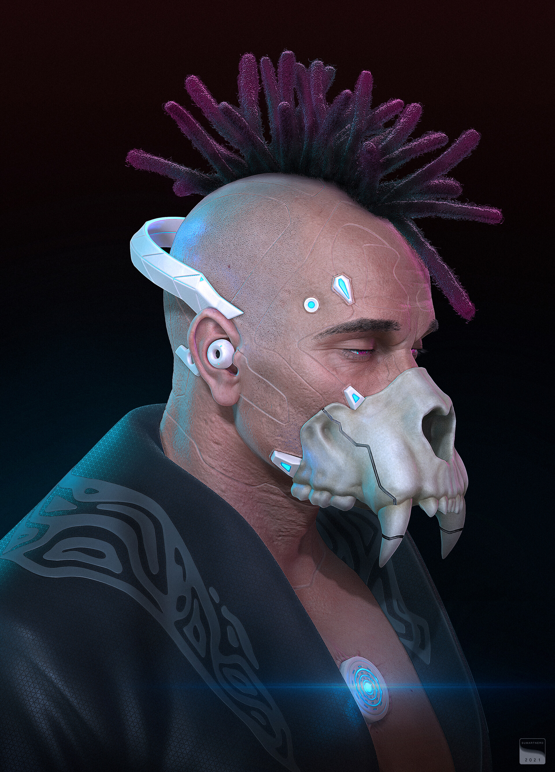 ArtStation - Cyberpunk_3D Concept