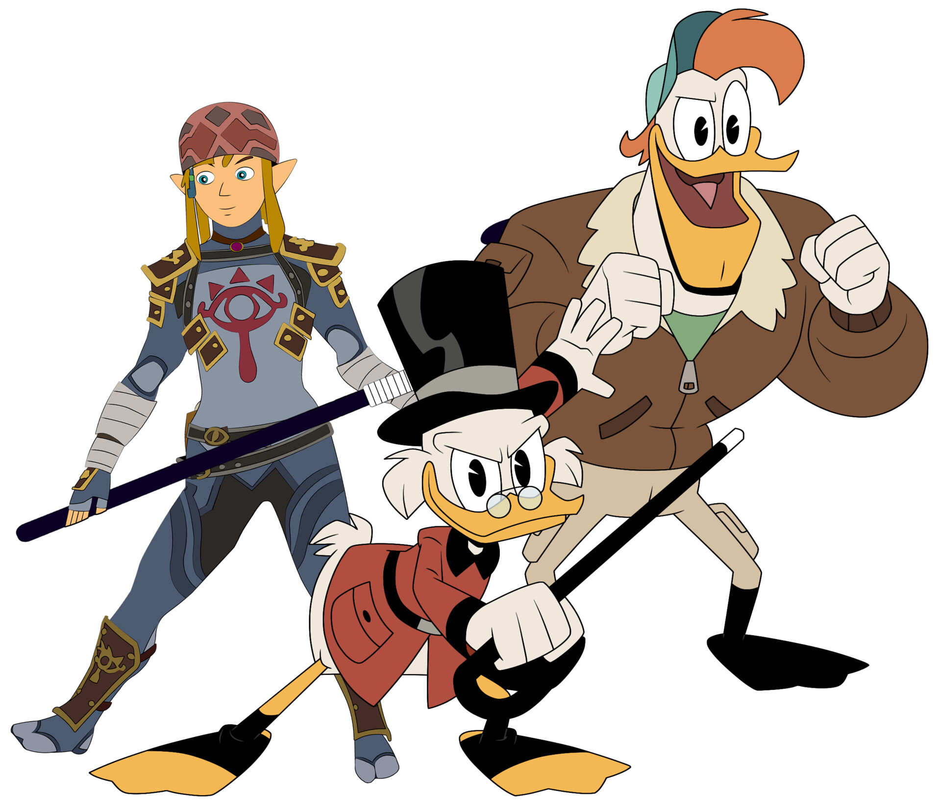 ArtStation - Link, Scrooge and Launchpad