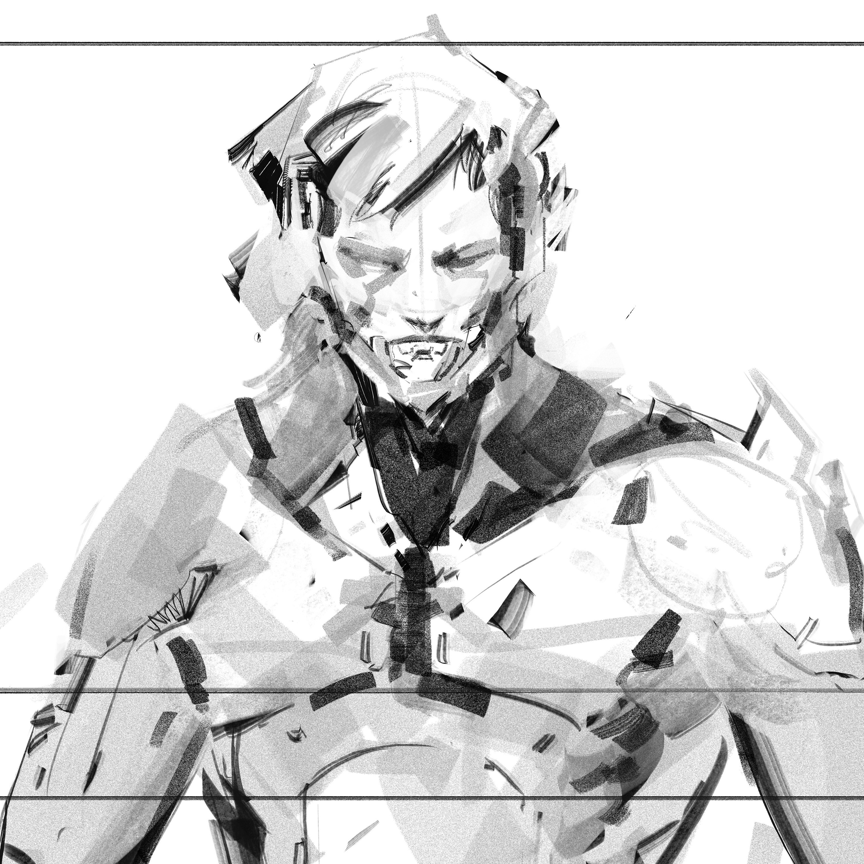 richard anderson. flaptraps art studio - MGS sketches!!