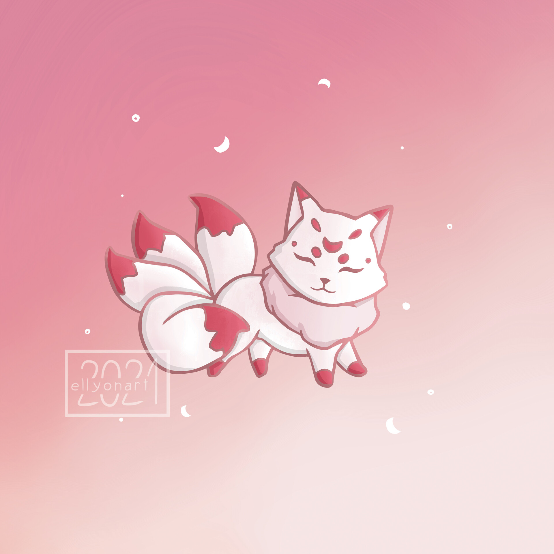 ArtStation - Kitsimi - Japanese Fox