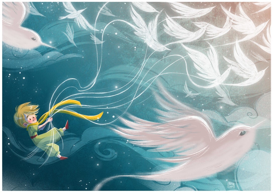 ArtStation - The little Prince-birds