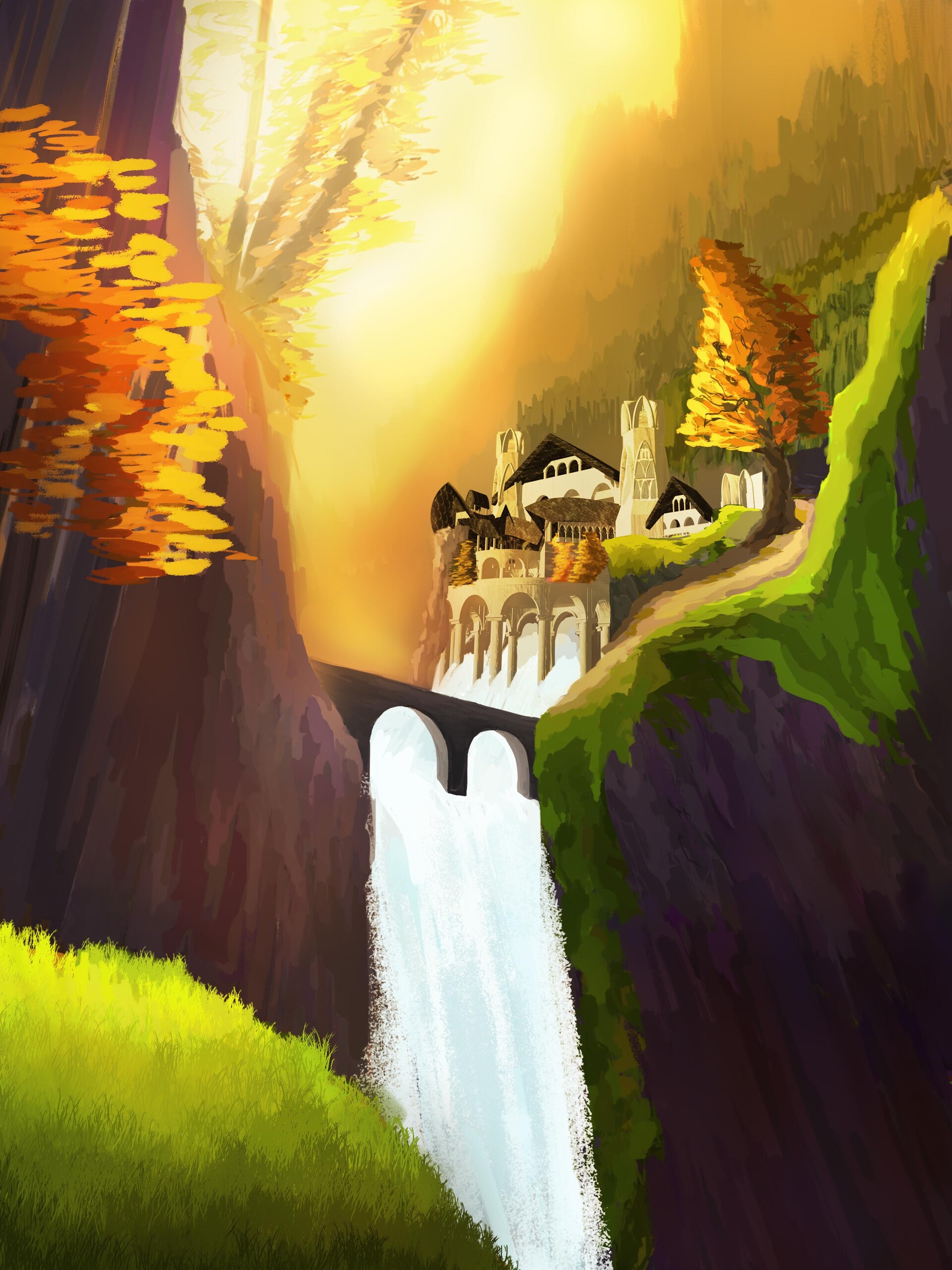 ArtStation - Elven City
