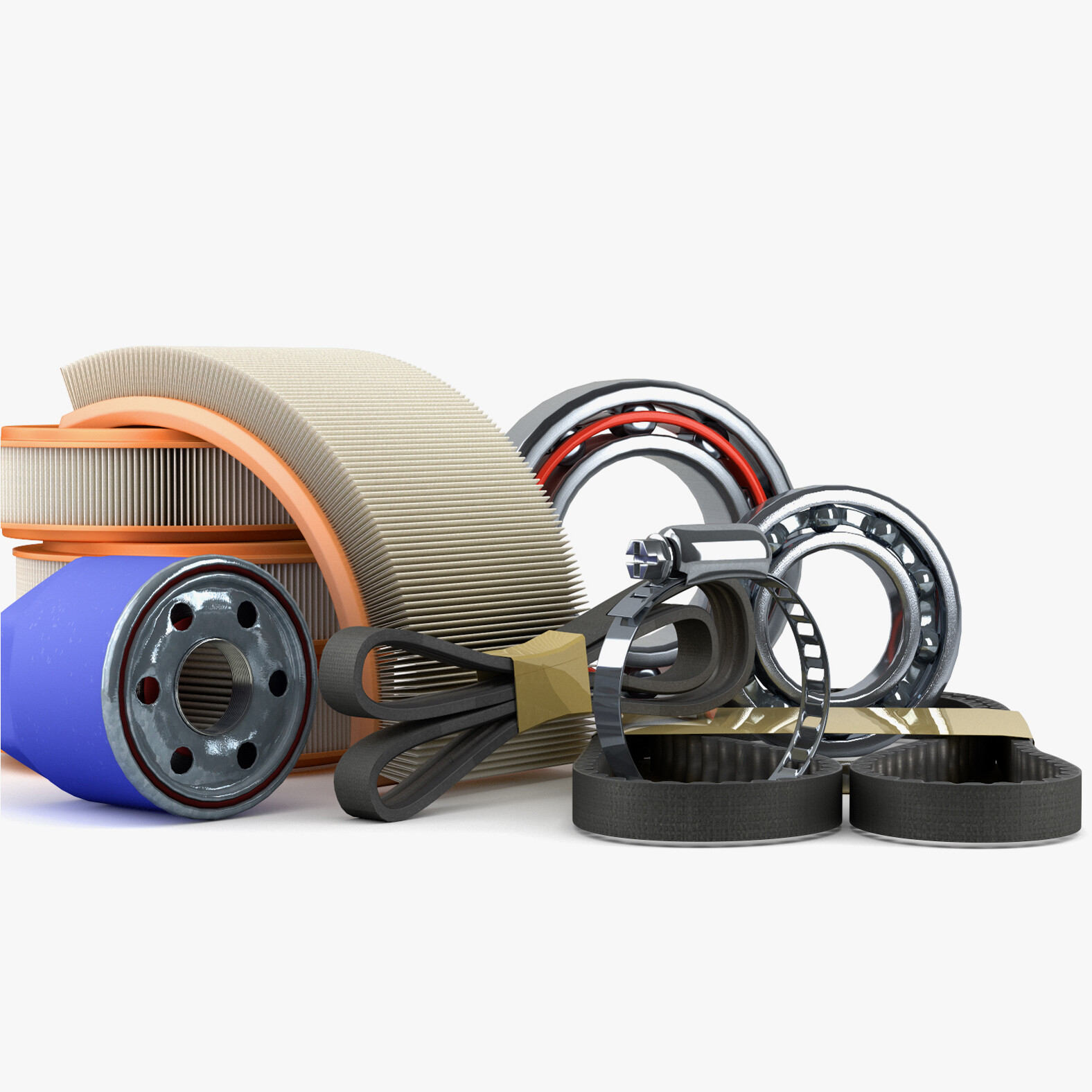 ArtStation - Car parts set