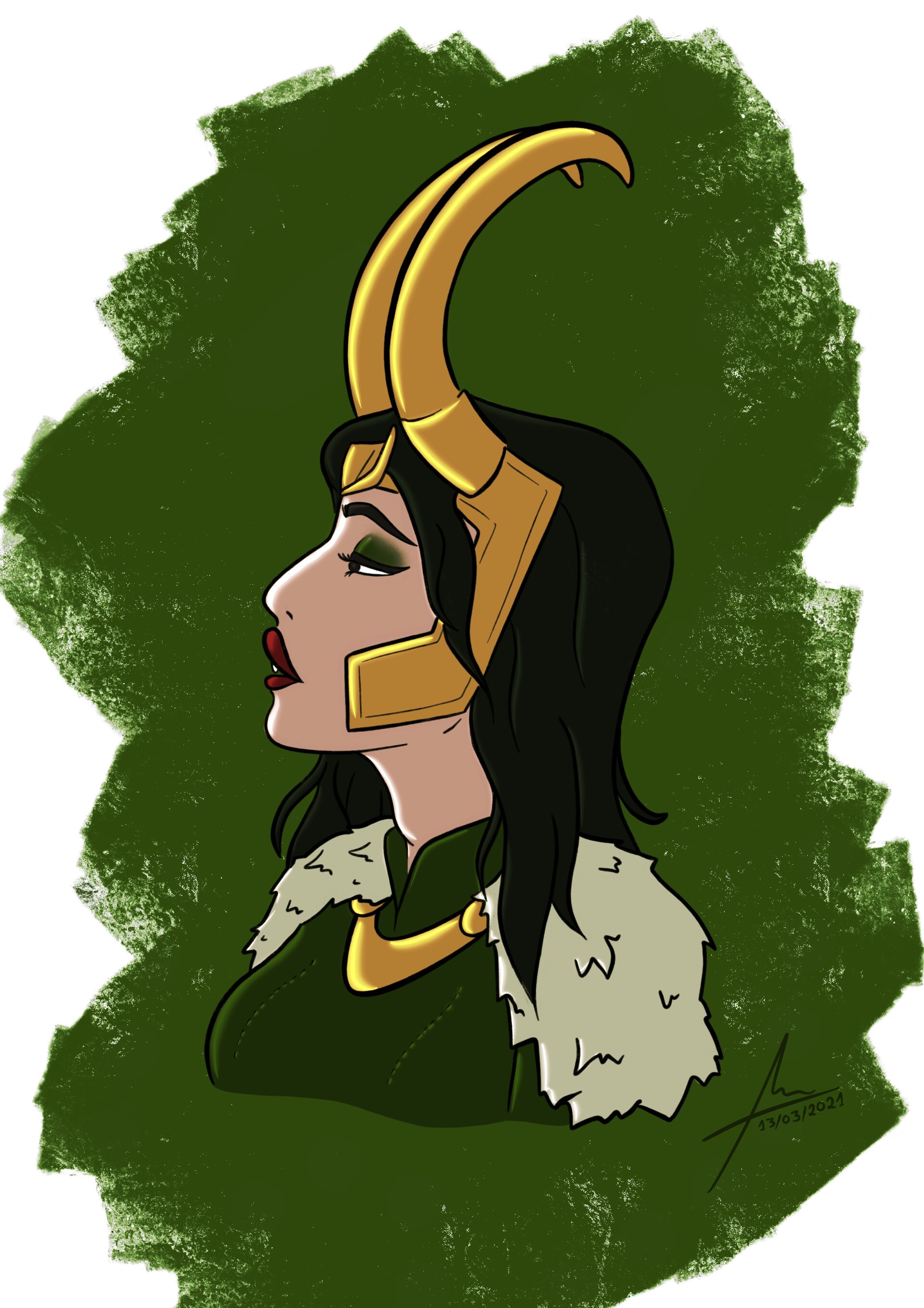 ArtStation - Lady Loki