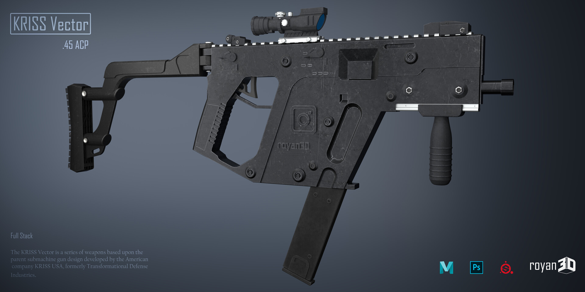 ArtStation - Kriss Vector 3D Model