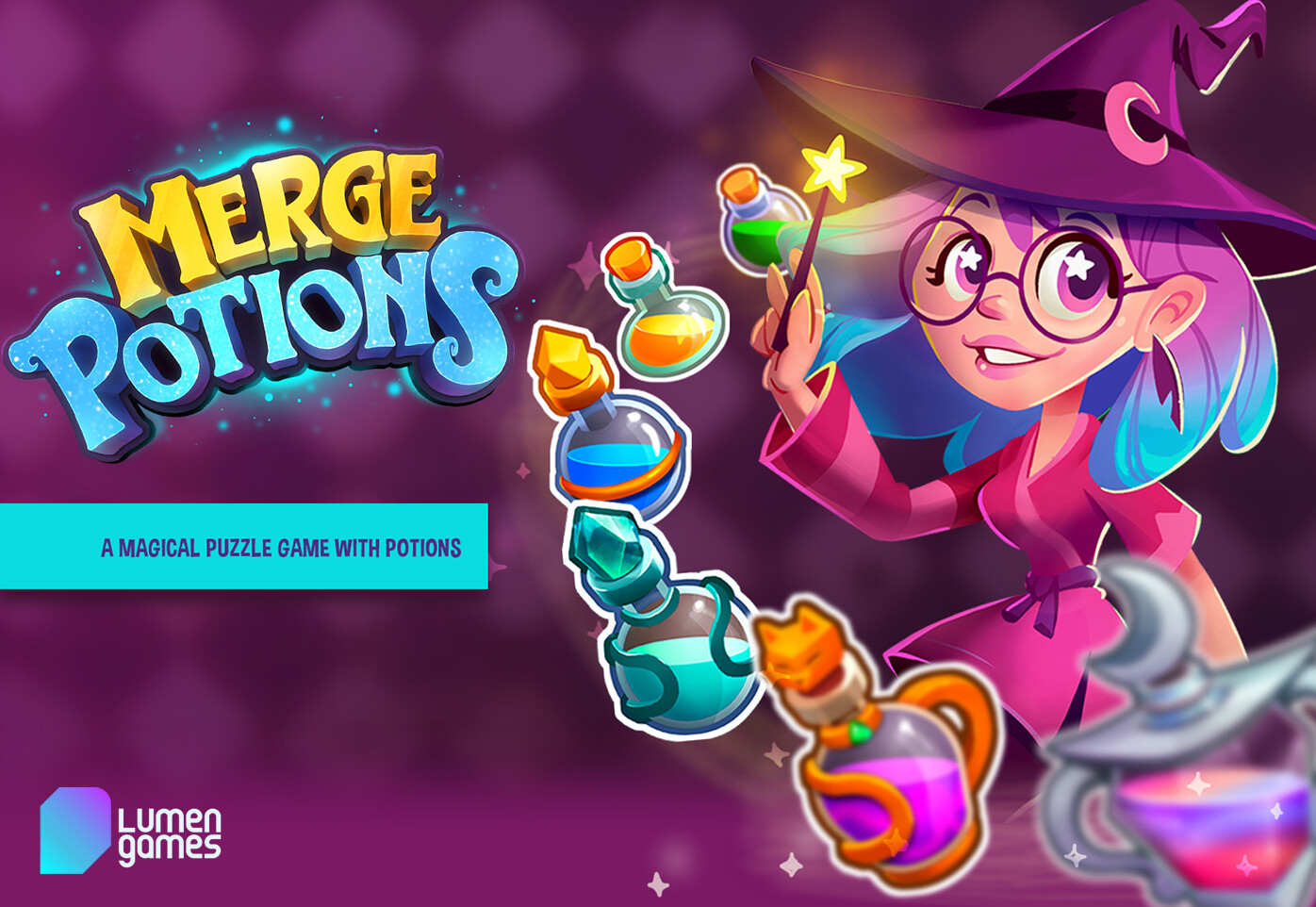 ArtStation - Merge Potions - Puzzle Mobile Game