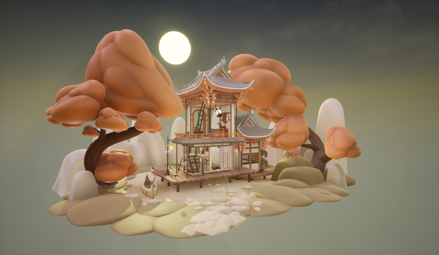 ArtStation - Tea house
