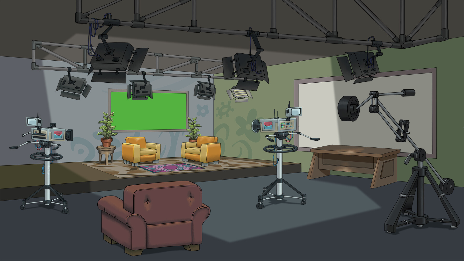 ArtStation - Interview Set - Animation Background