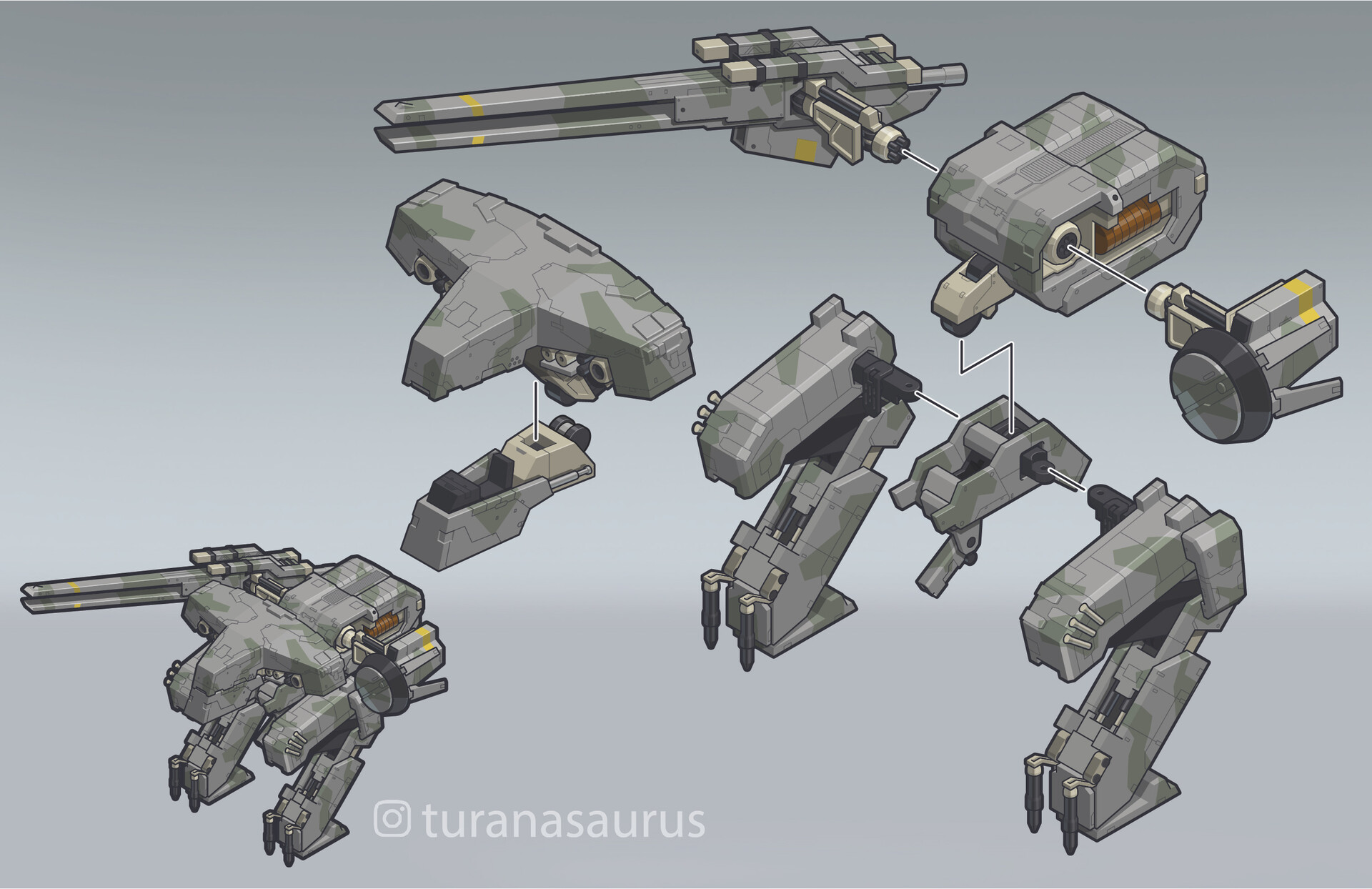 ArtStation - Metal Gear Rex