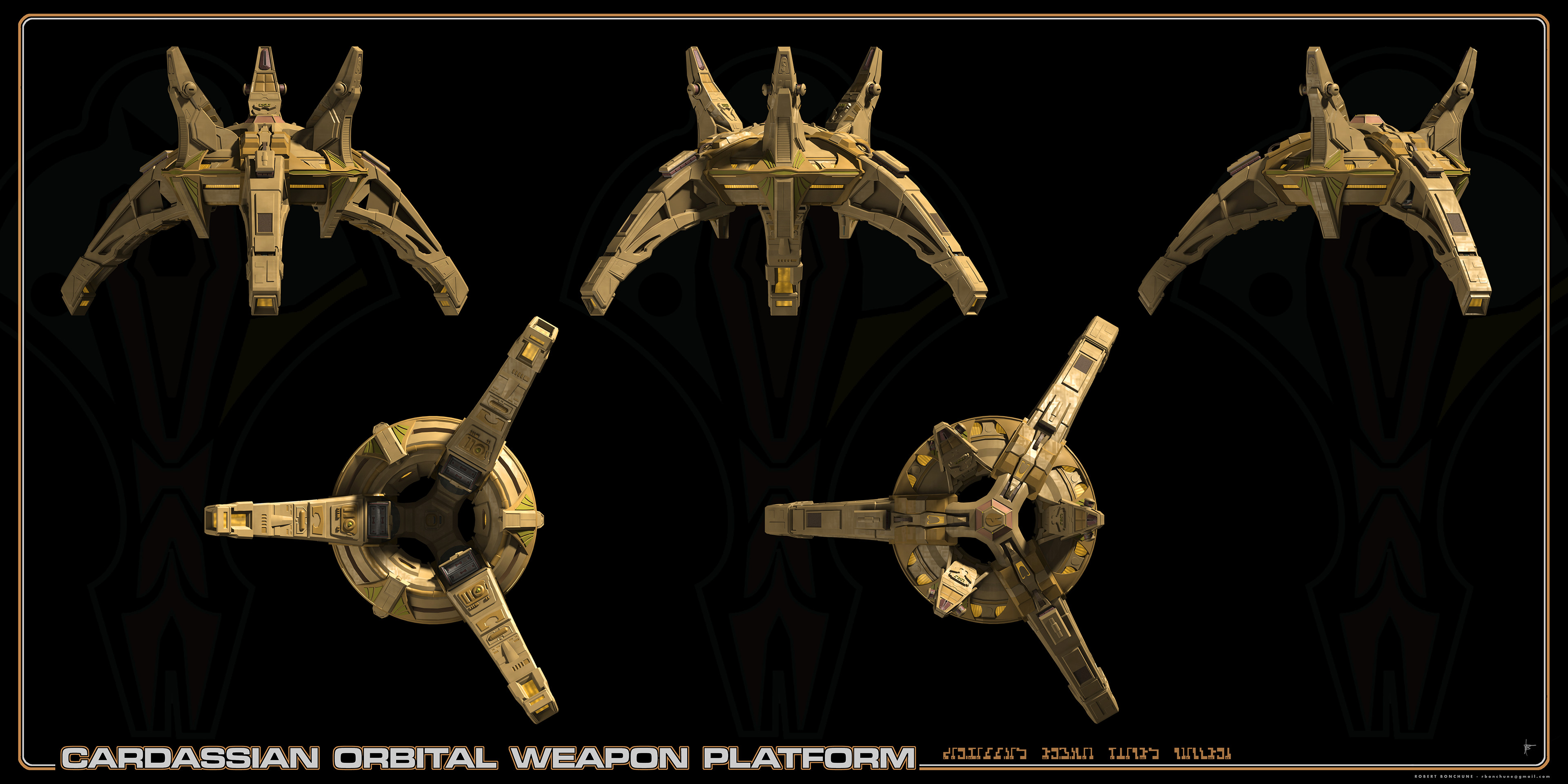 Robert Bonchune - Cardassian Orbital Weapon Platform - Star Trek: Deep ...