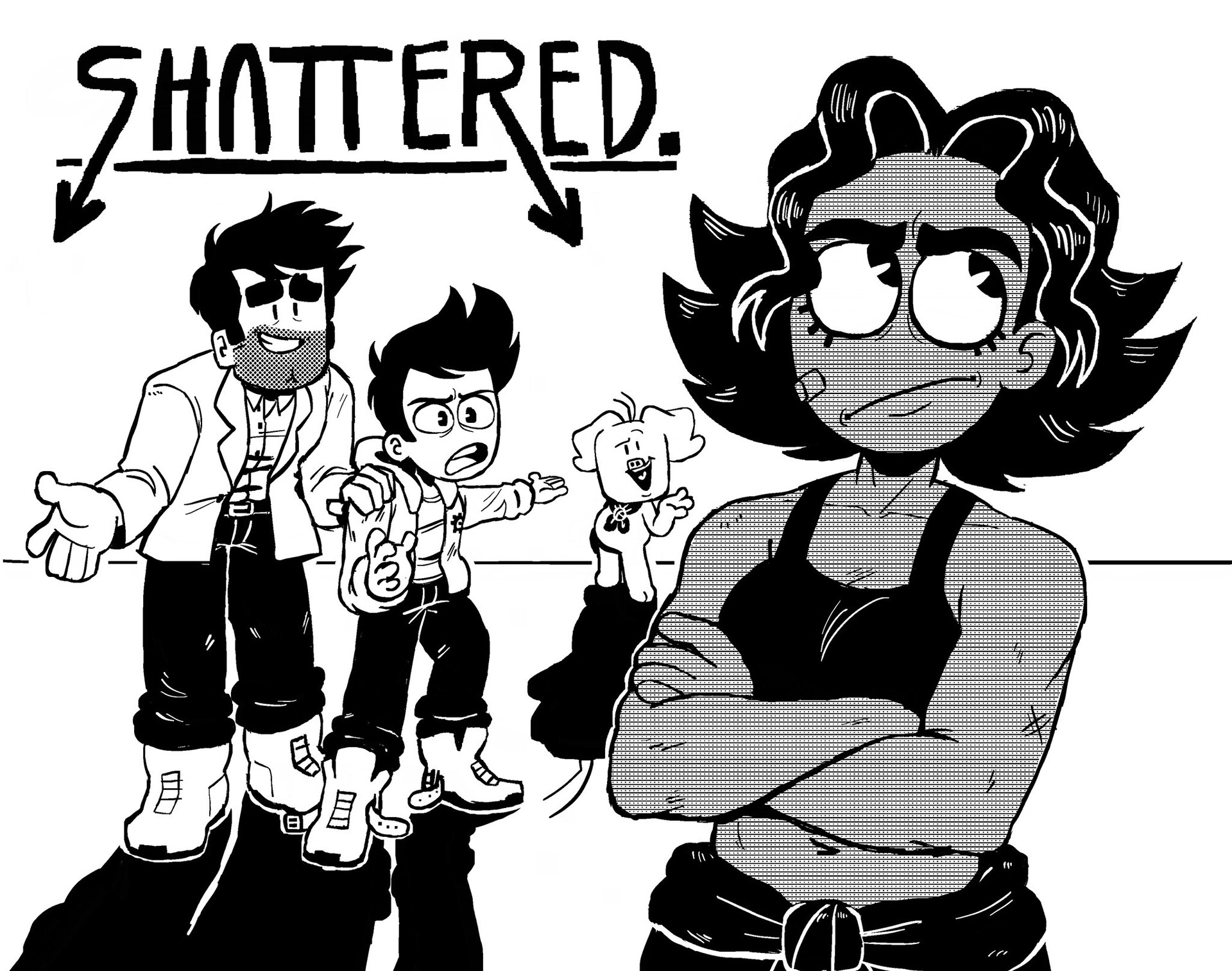 ArtStation - Shattered Comic Concept Art