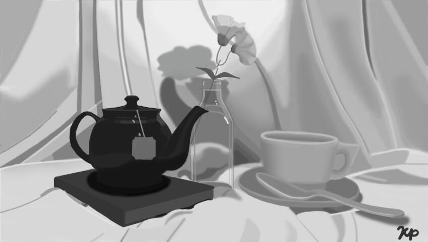 ArtStation - Tea Pot Still Life