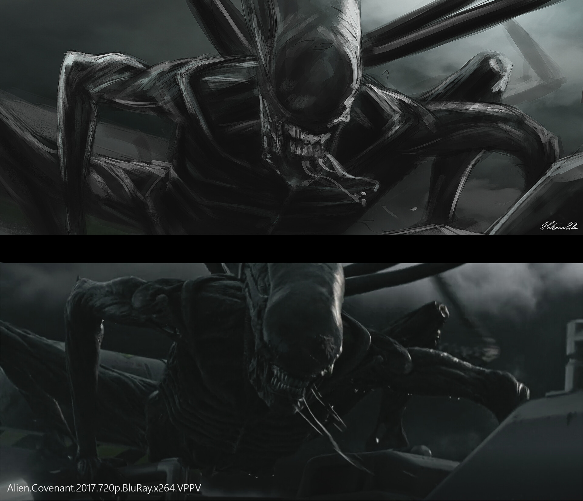 ArtStation - Alien Covenant- Protomorph Study