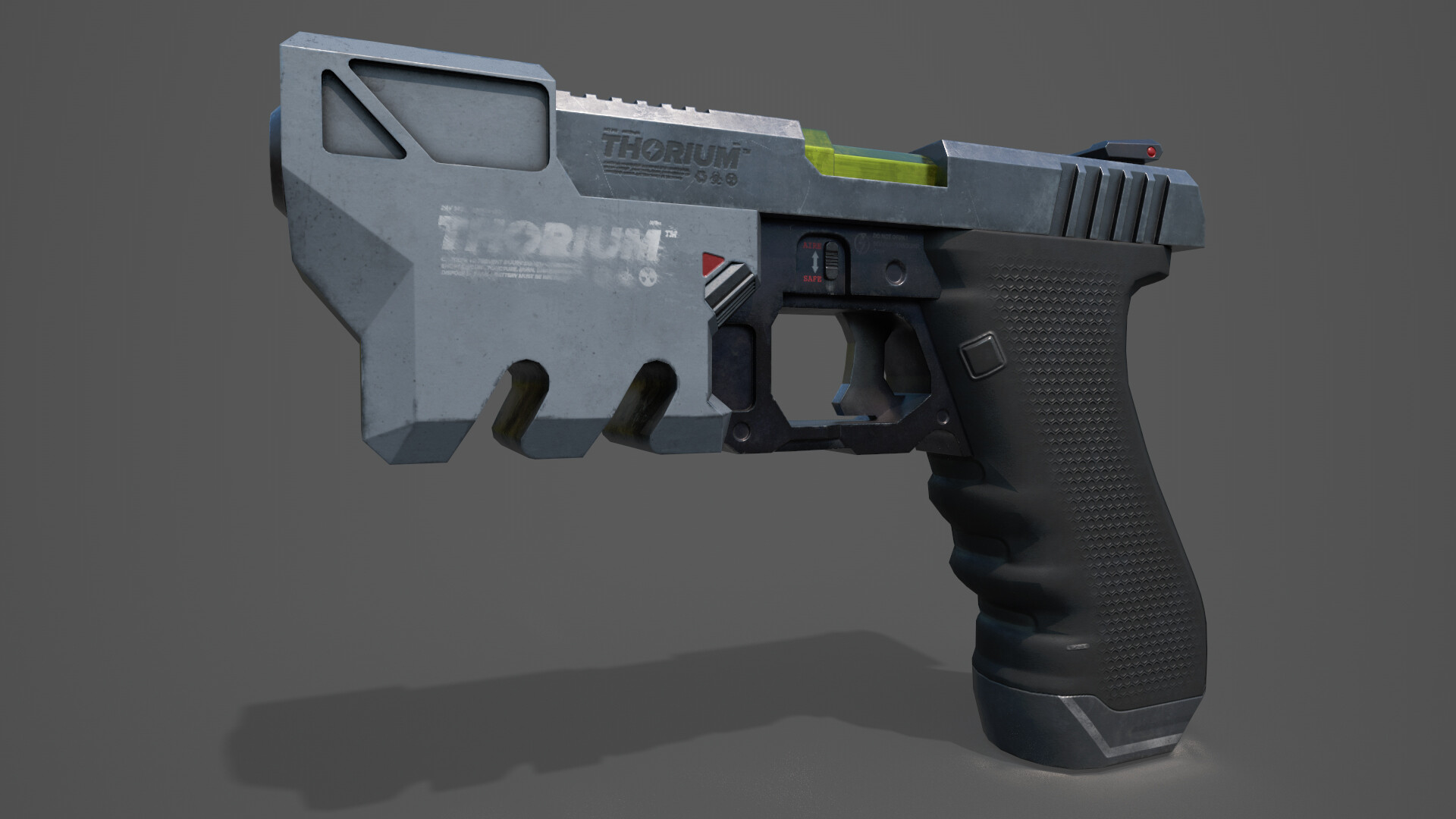 ArtStation - Cyberpunk style pistol