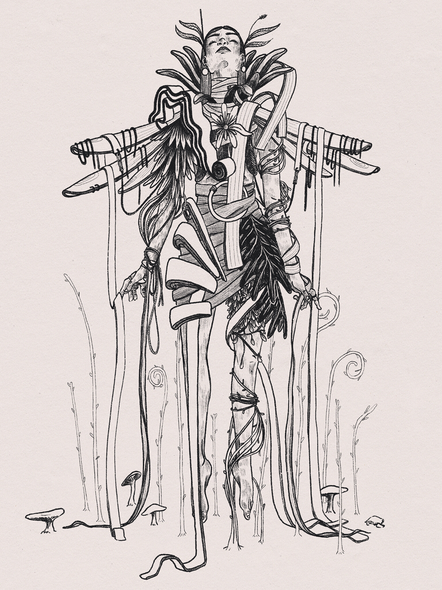 Spencer Illustration - Dryad + Sprite