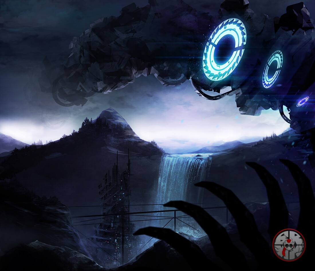 ArtStation - Alien station.